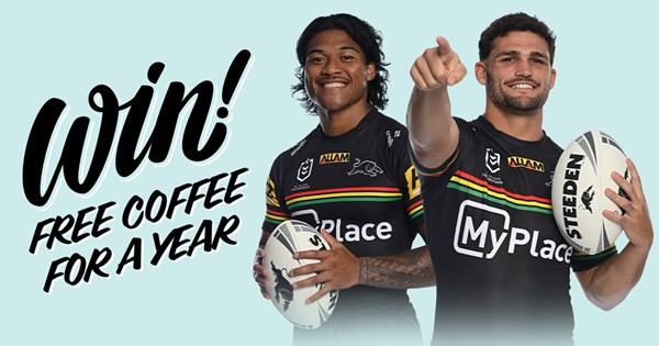 Win coffee for a year | Official website of the Penrith Panthers