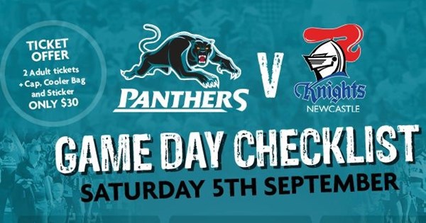 Game Day Checklist: Round 26 | Official website of the Penrith Panthers