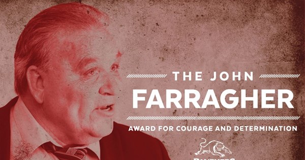 2015 John Farragher Award for Courage and Determination | Official ...