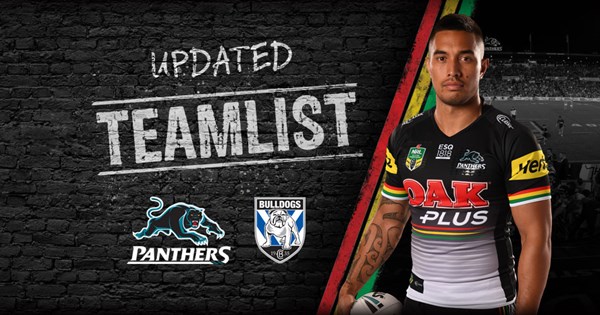 Updated Teamlist: Round 8 | Official website of the Penrith Panthers