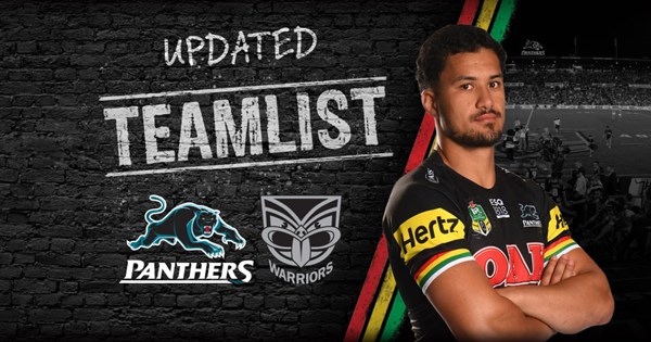 Updated Teamlist: Round 17 | Official website of the Penrith Panthers