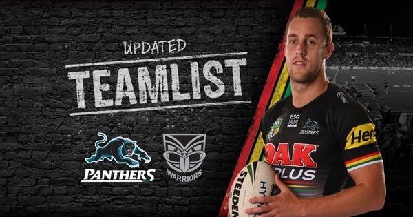 Updated Teamlist: Round 24 | Official website of the Penrith Panthers