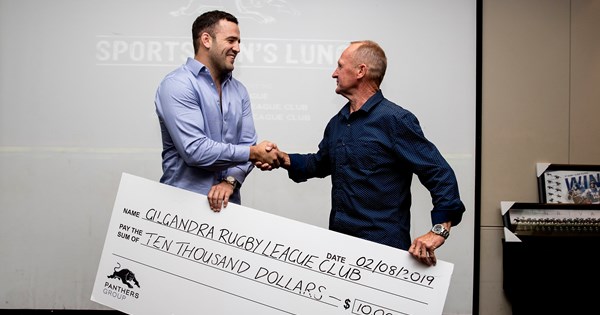 Panthers raises $40k for Rugby League community | Official website of ...