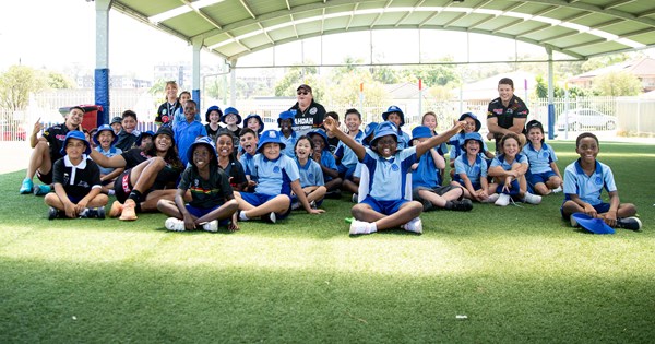 Smiles galore at Panthers school blitz | Official website of the ...